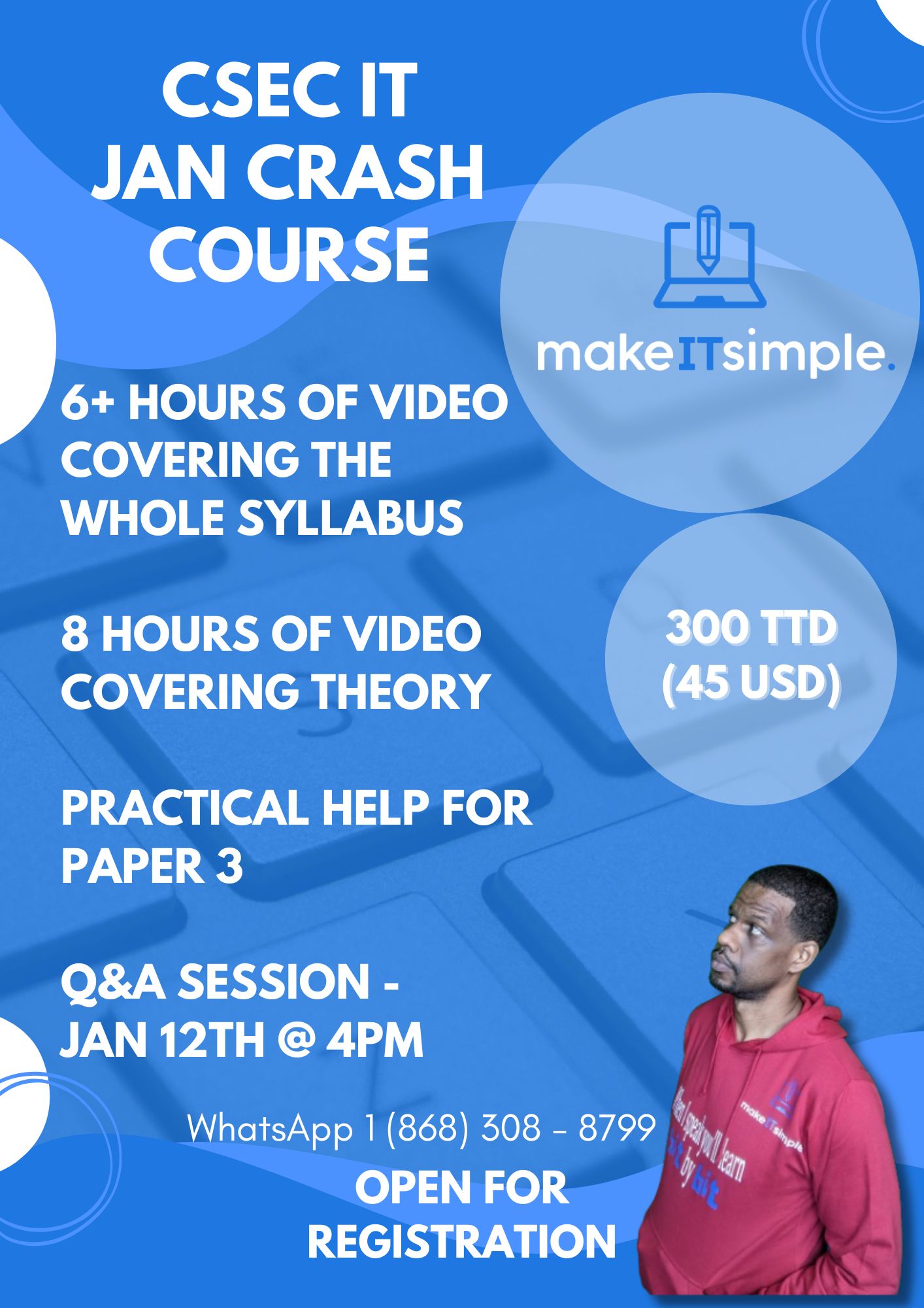 CSEC IT Crash Course – 2025 – makeITsimpleTT Online Store