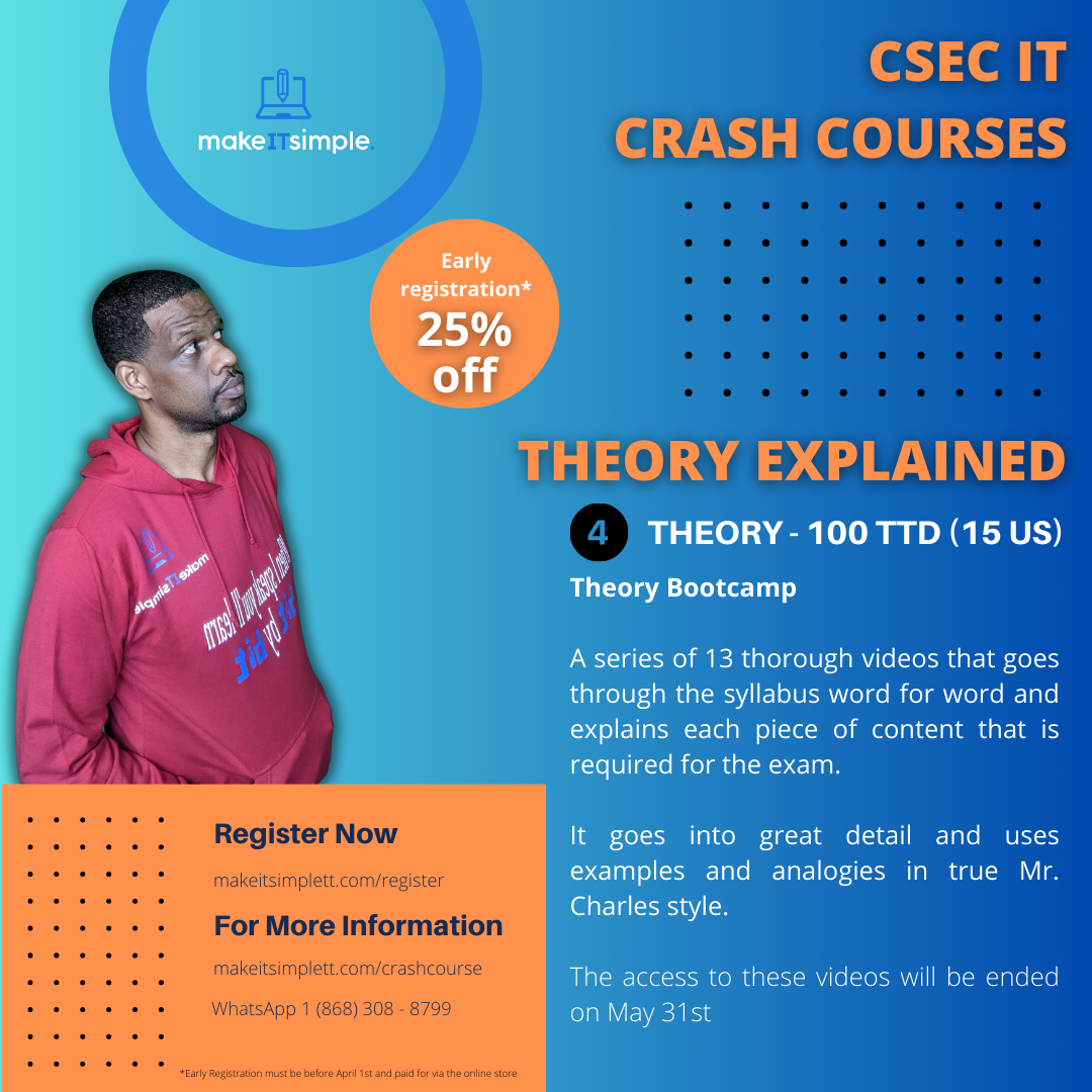 CSEC IT – makeITsimpleTT Online Store